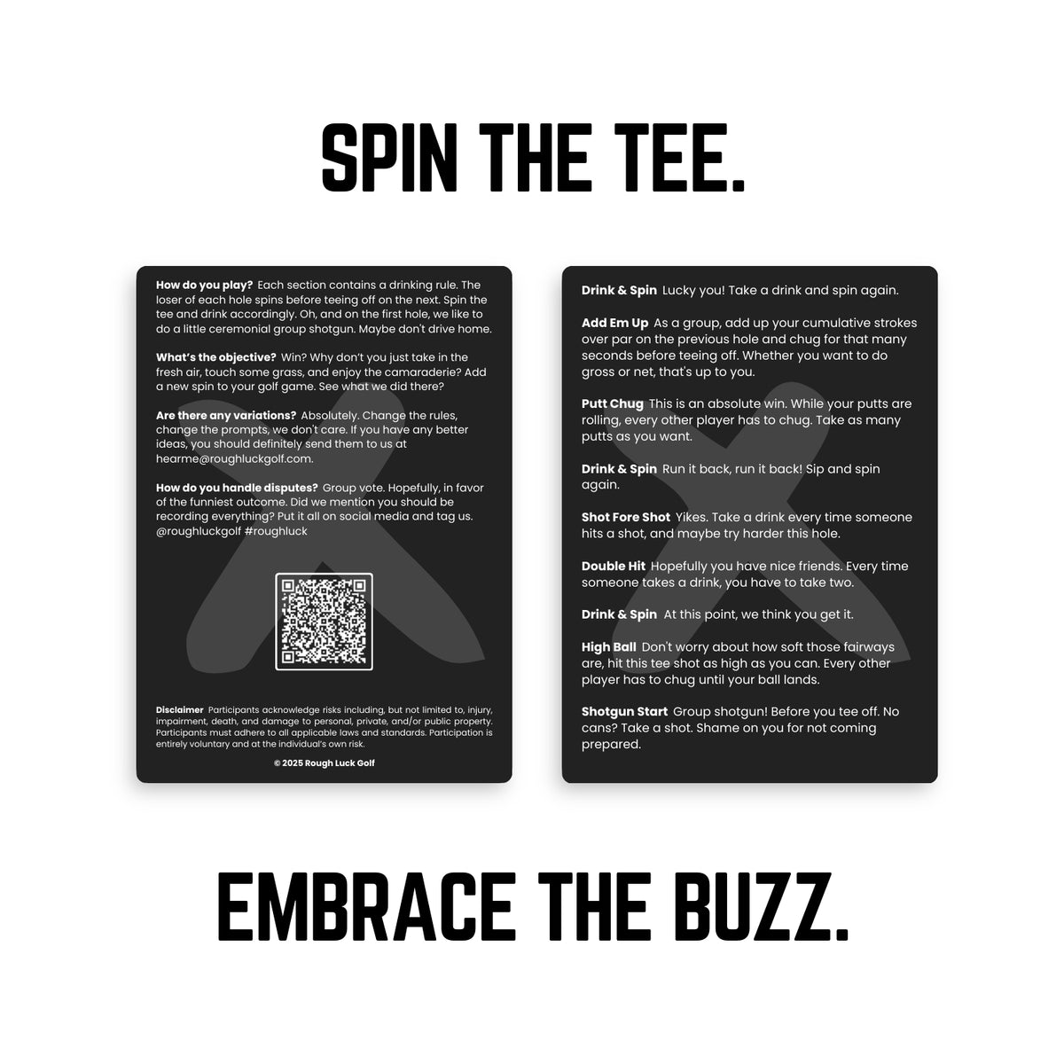 Swing Lube - Golf Drinking Game – Rough Luck Golf